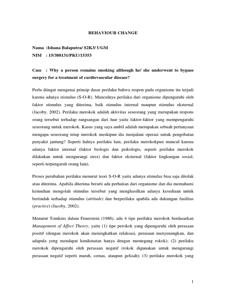 Behavior Change | PDF