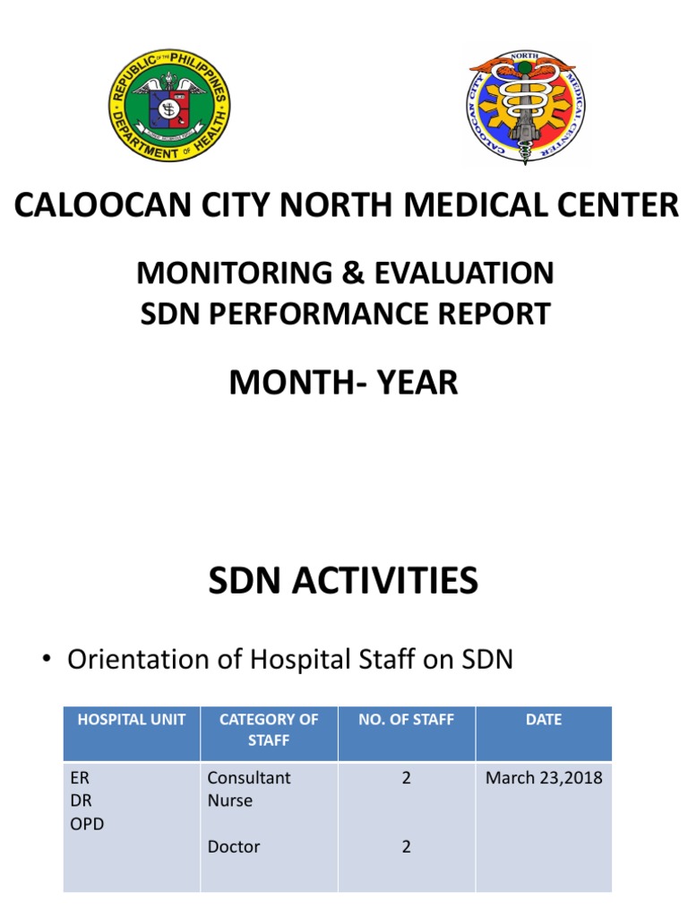 SDN Report Template | PDF | Patient | Health Economics
