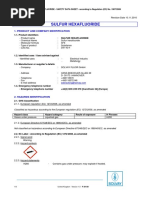 Sf6 Gas - Msds | PDF | Dangerous Goods | Waste Management