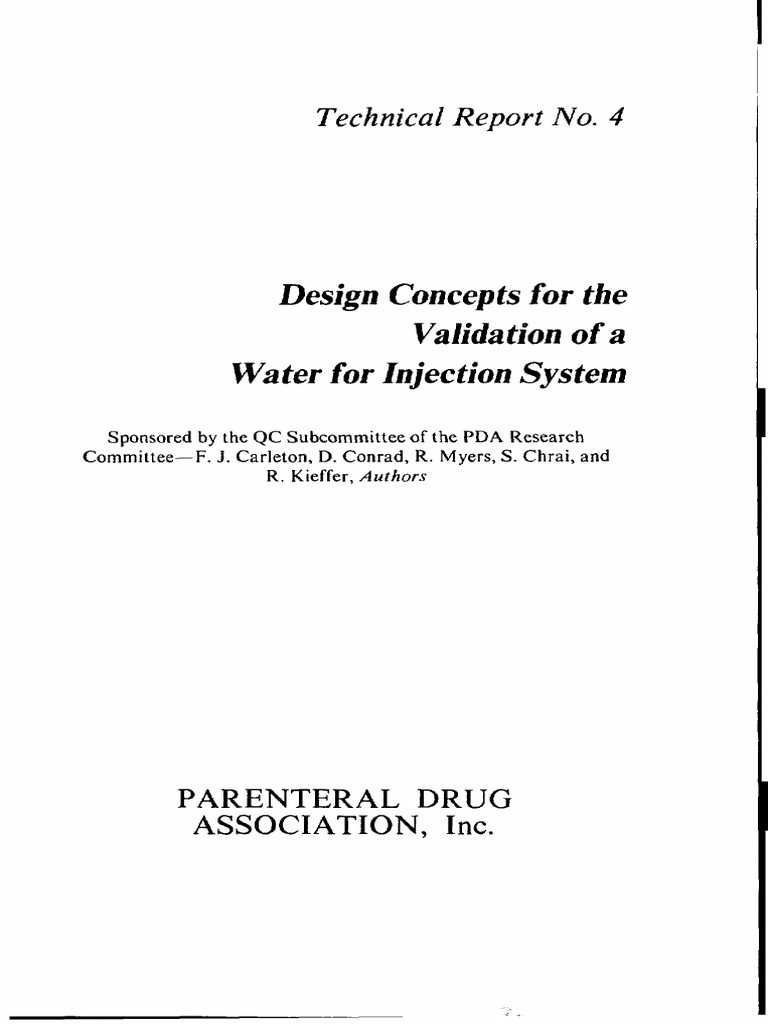 Tech Report 4 Design Concepts For The Validation of A WFI System PDF | PDF