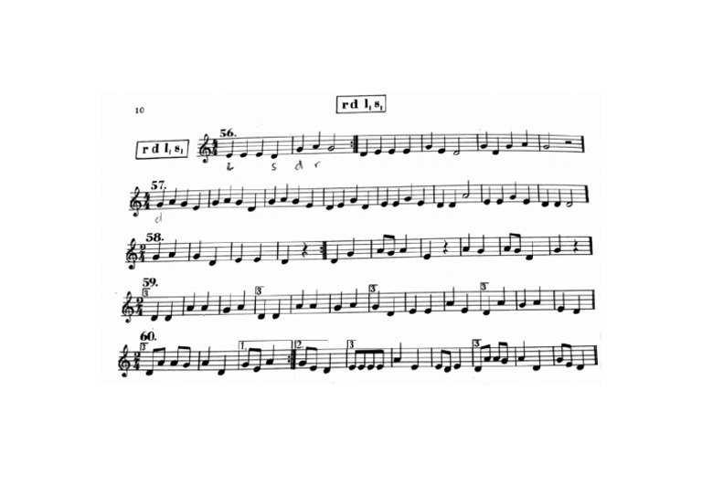 Kodaly 333 Exercises PDF | PDF