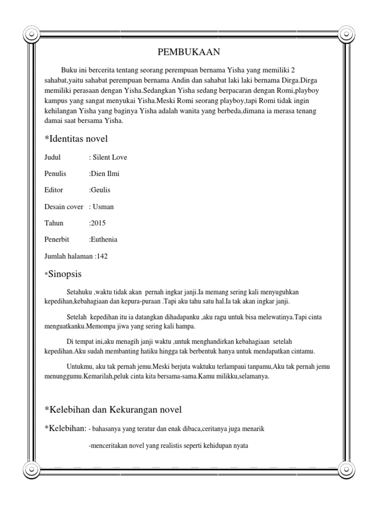 Identitas Novel | PDF