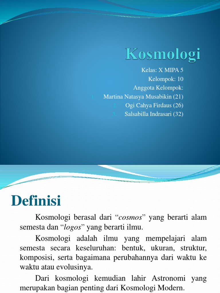 Kosmologi Baru | PDF