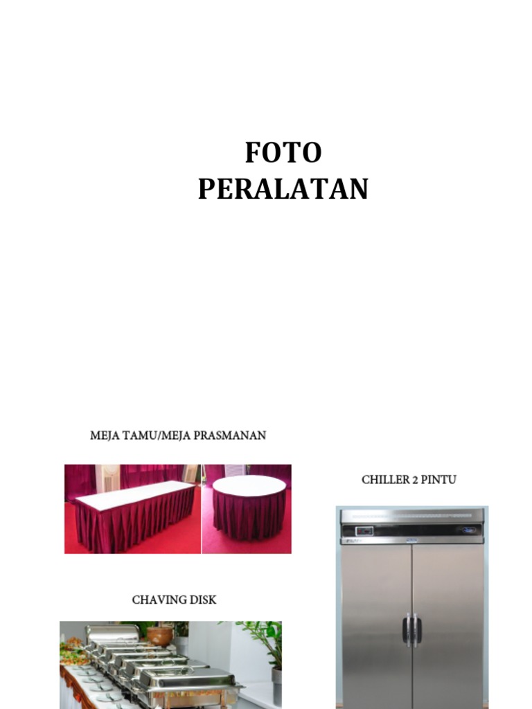 Foto Peralatan | PDF