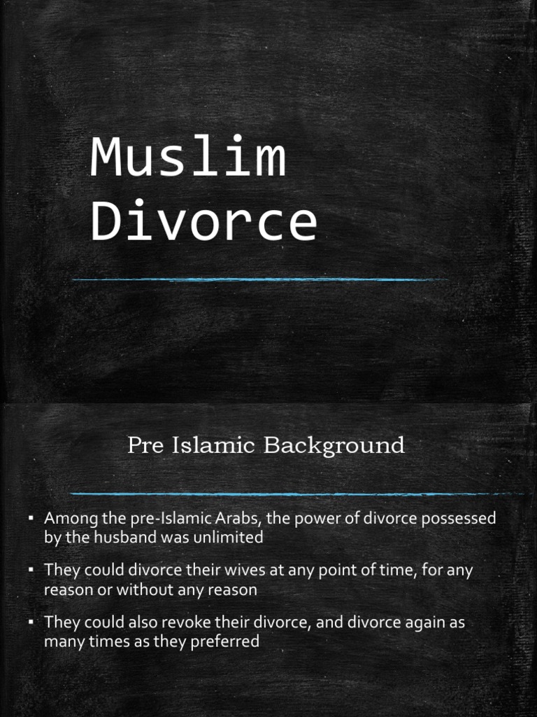 Muslim Divorce | PDF | Living Arrangements | Intimate Relationships