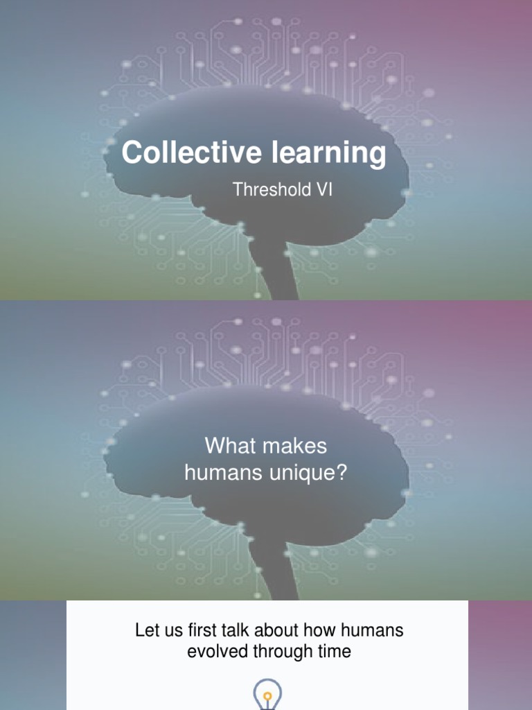 Collective Learning | PDF | Paleolithic | Hominidae