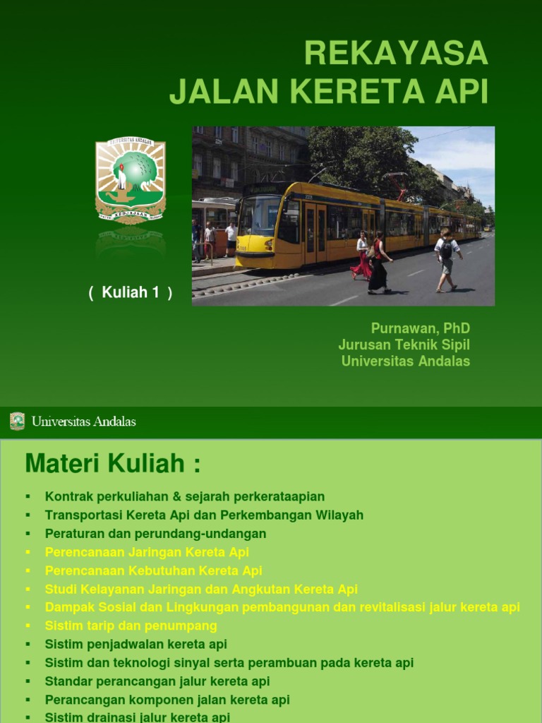 Perancangan Komponen Jalan Kereta Api | PDF | Teknologi & Rekayasa