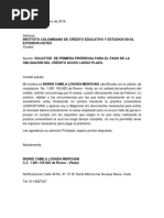 Carta A Icetex | PDF