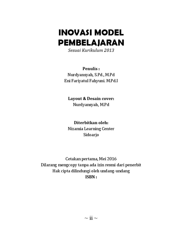 Model Model Pembelajaran Inovatif Dan Langkah Langkahnya - Seputar Model
