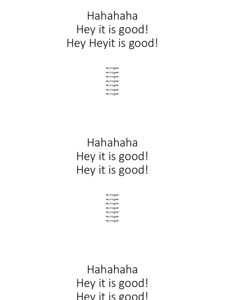 HeyHeyHey 1 Version | PDF