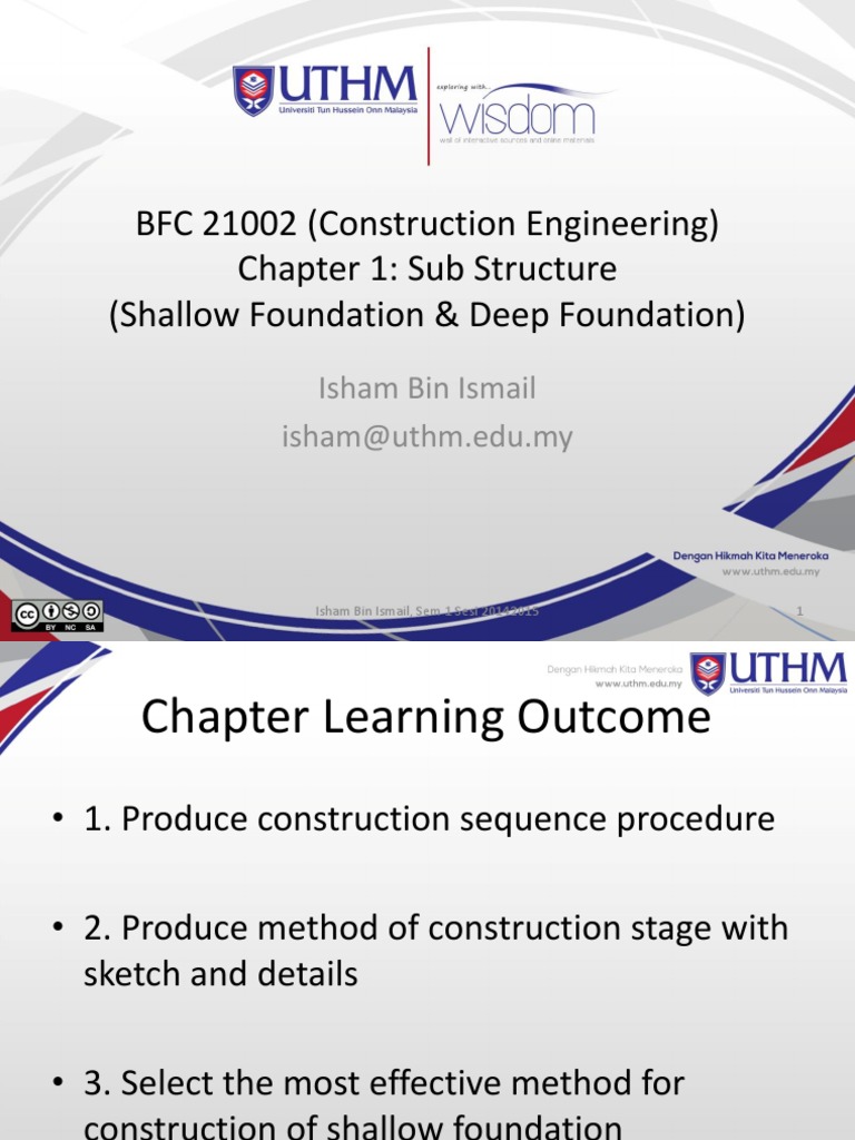 3) Chap 1 (p3) Substructure Shallow Foundation | PDF | Deep Foundation ...