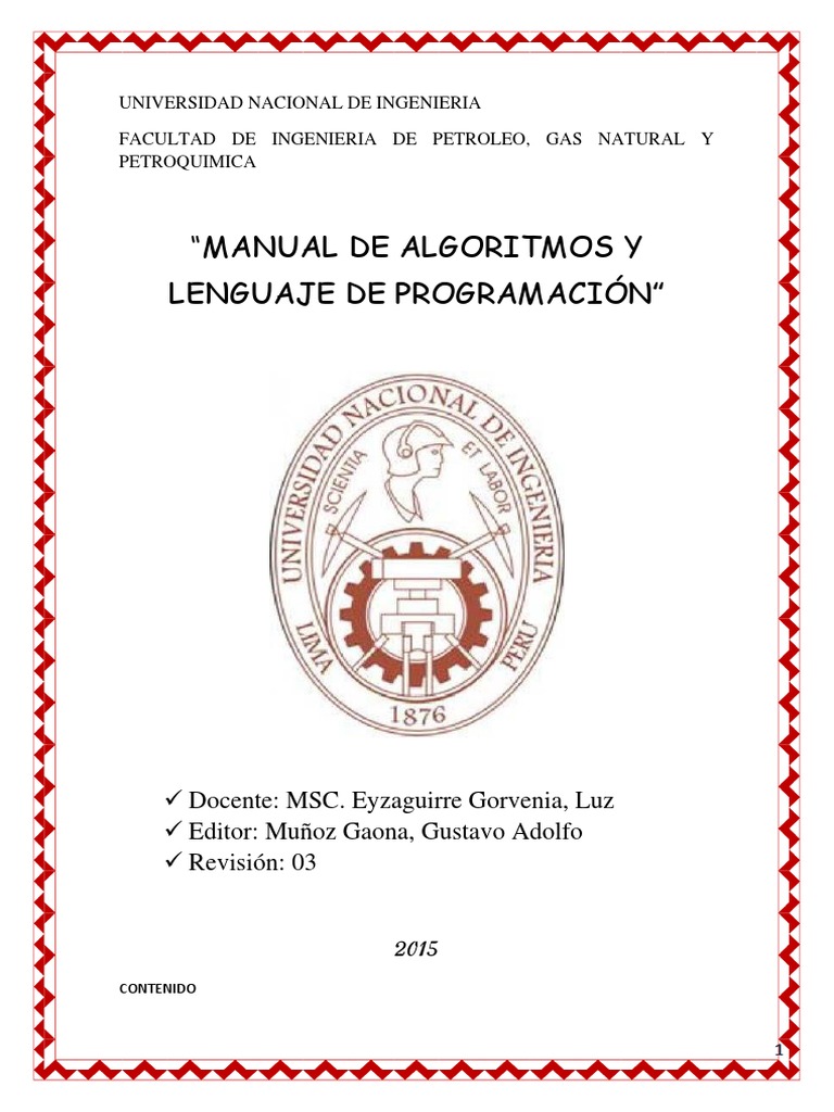 Manual de Programacion | PDF | Estructura de datos de matriz | Algoritmos