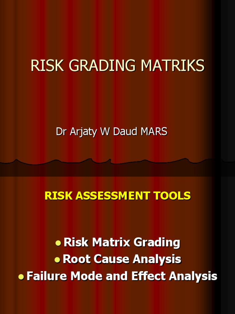 RIsk Grading Matriks | PDF
