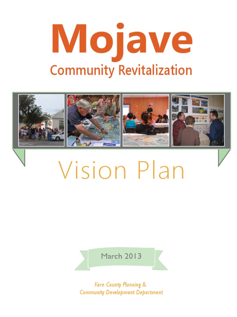 Mojave Vision Plan | PDF | Pedestrian Crossing | Street