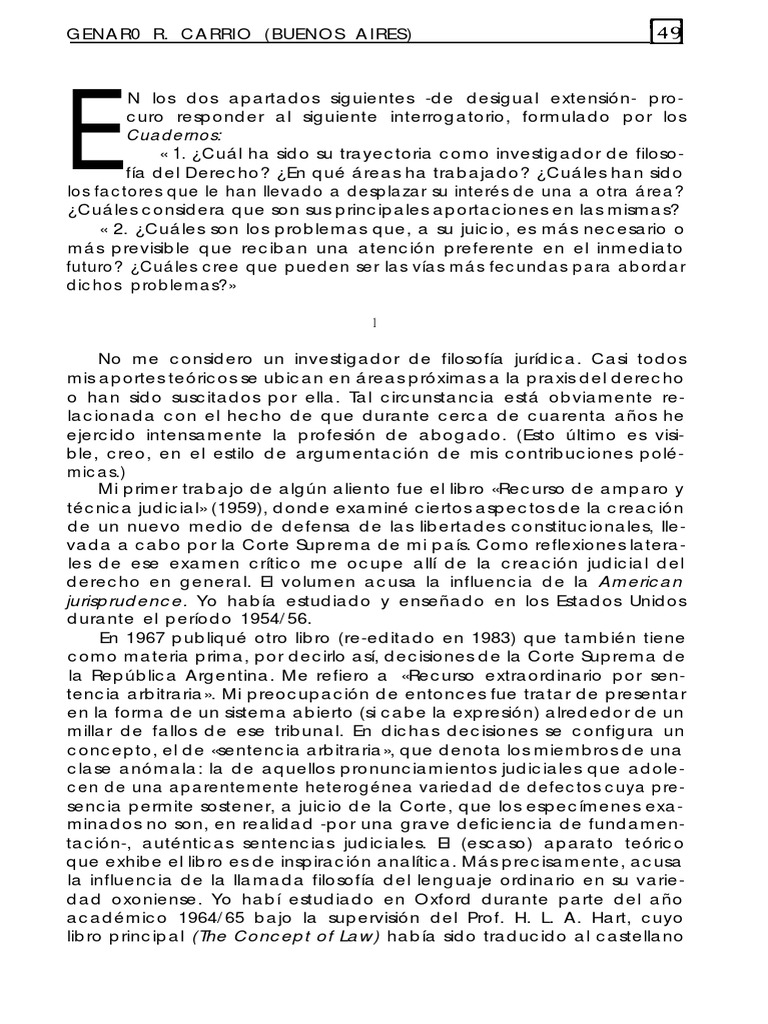 Genaro R Carrio Buenos Aires PDF | PDF | Información del gobierno ...