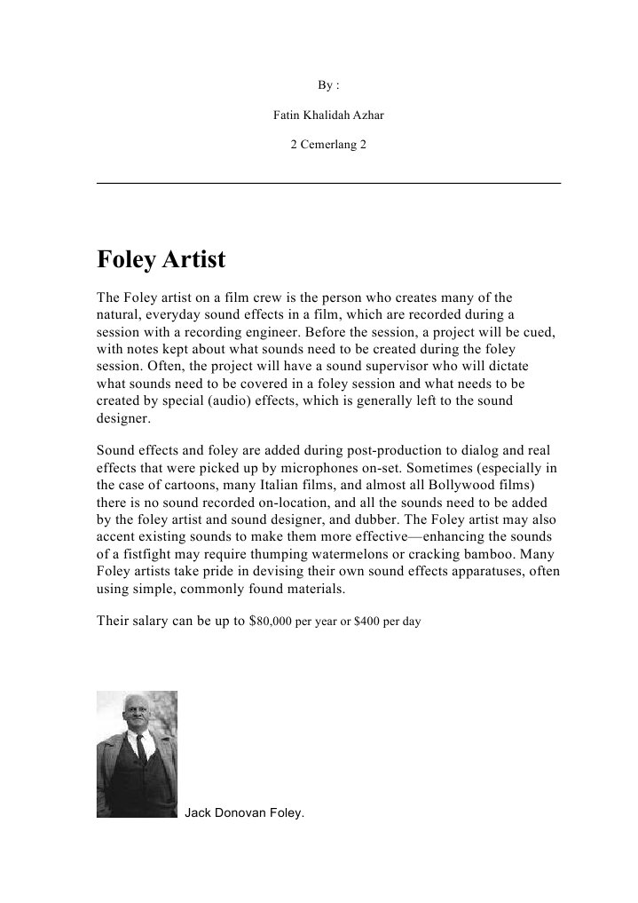 Foley Artist (Eng) 09 | PDF