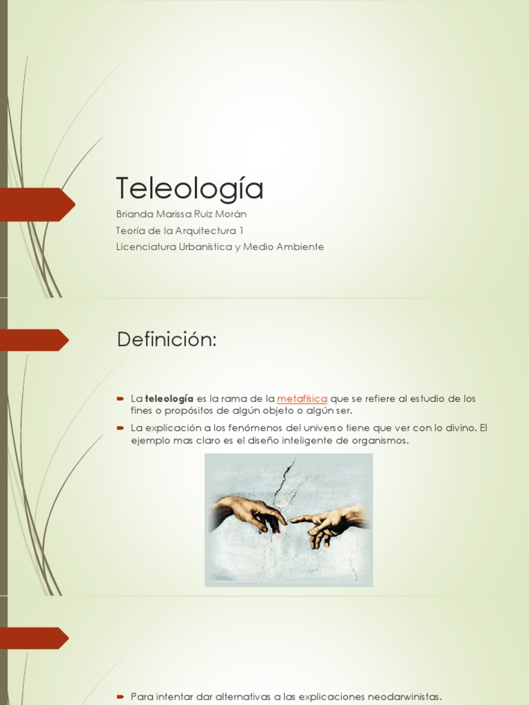 Teleología | PDF