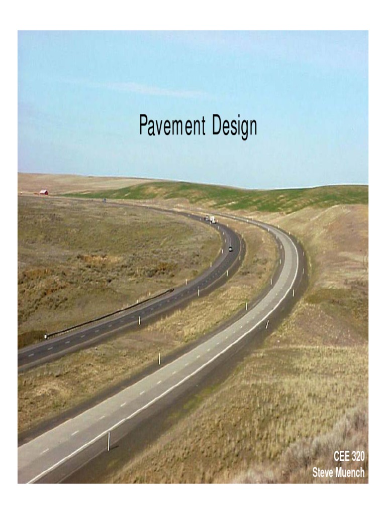 2009 Pavement Design | PDF | Road Surface | Road