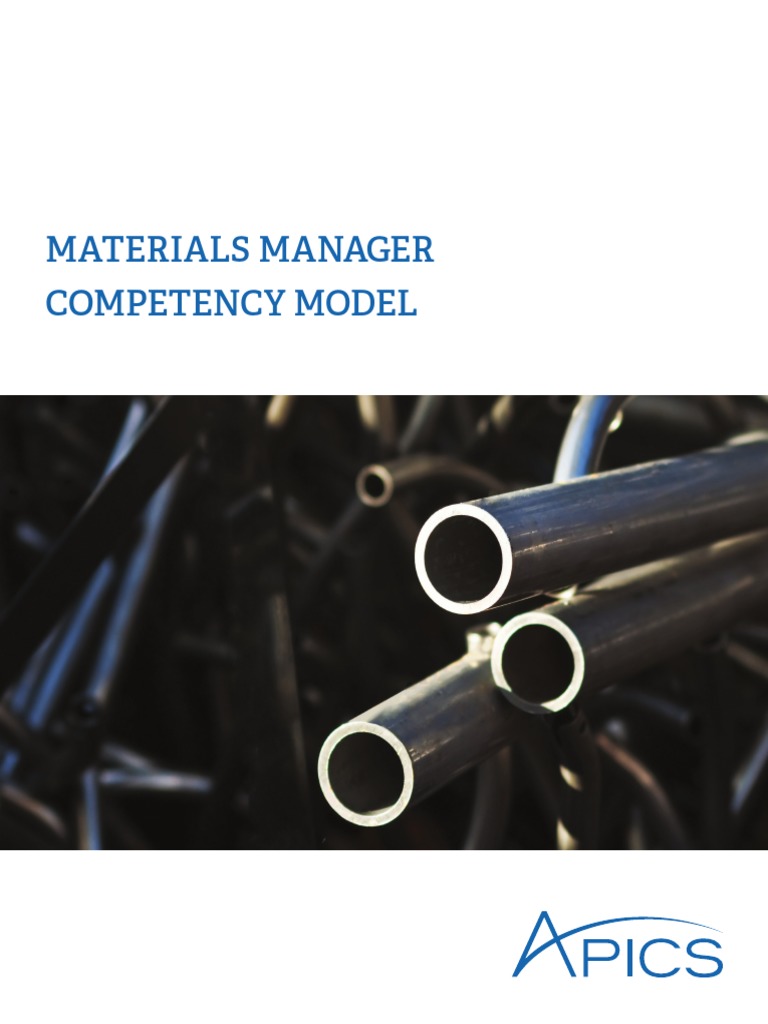 APICS - Materials Manager Competency Model 2014 (Materials-Manager ...