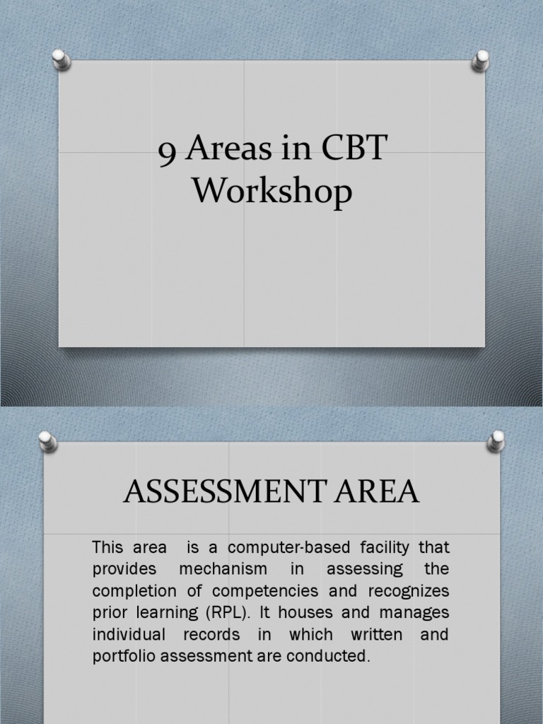 9 Areas in CBT Workshop | PDF