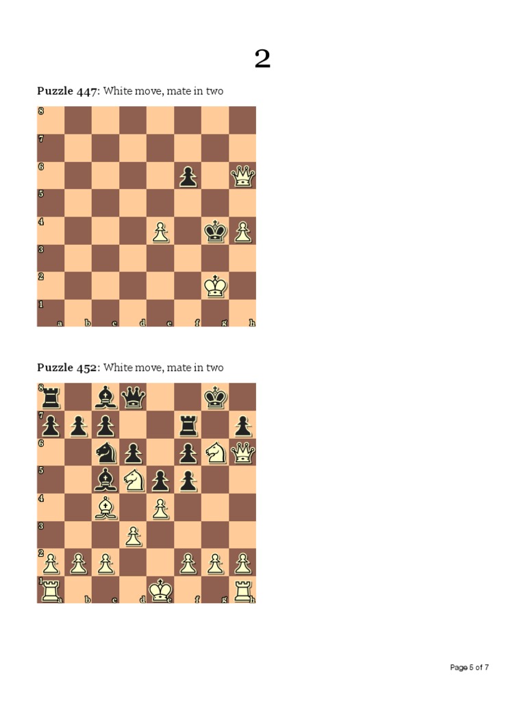 Chess Exercise | PDF