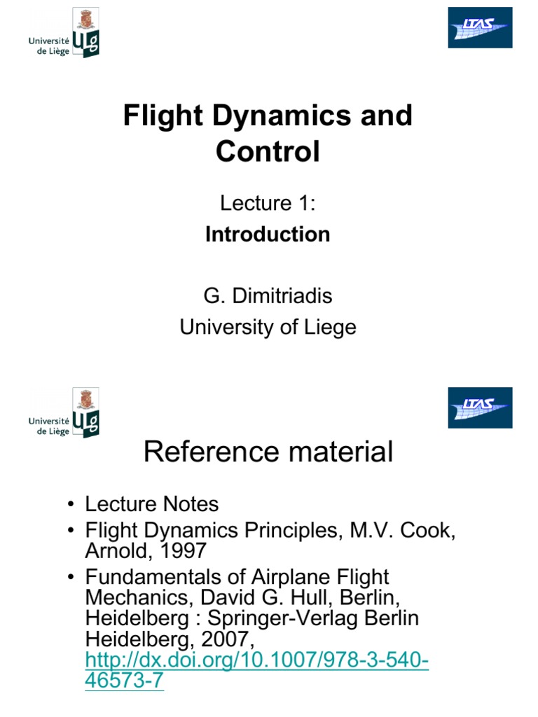 Flight Dynamics | PDF | Flight Control Surfaces | Rotation Around A ...