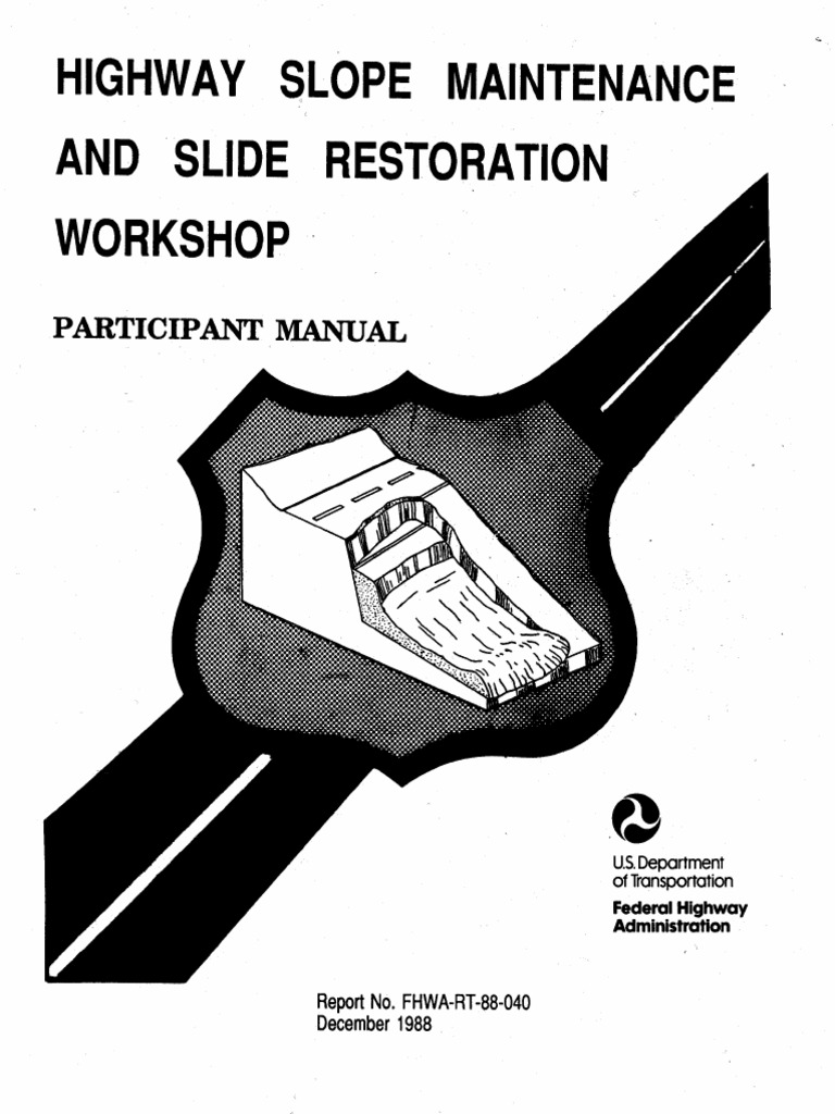 Highway Slope Maintenance - Fhwa PDF | PDF
