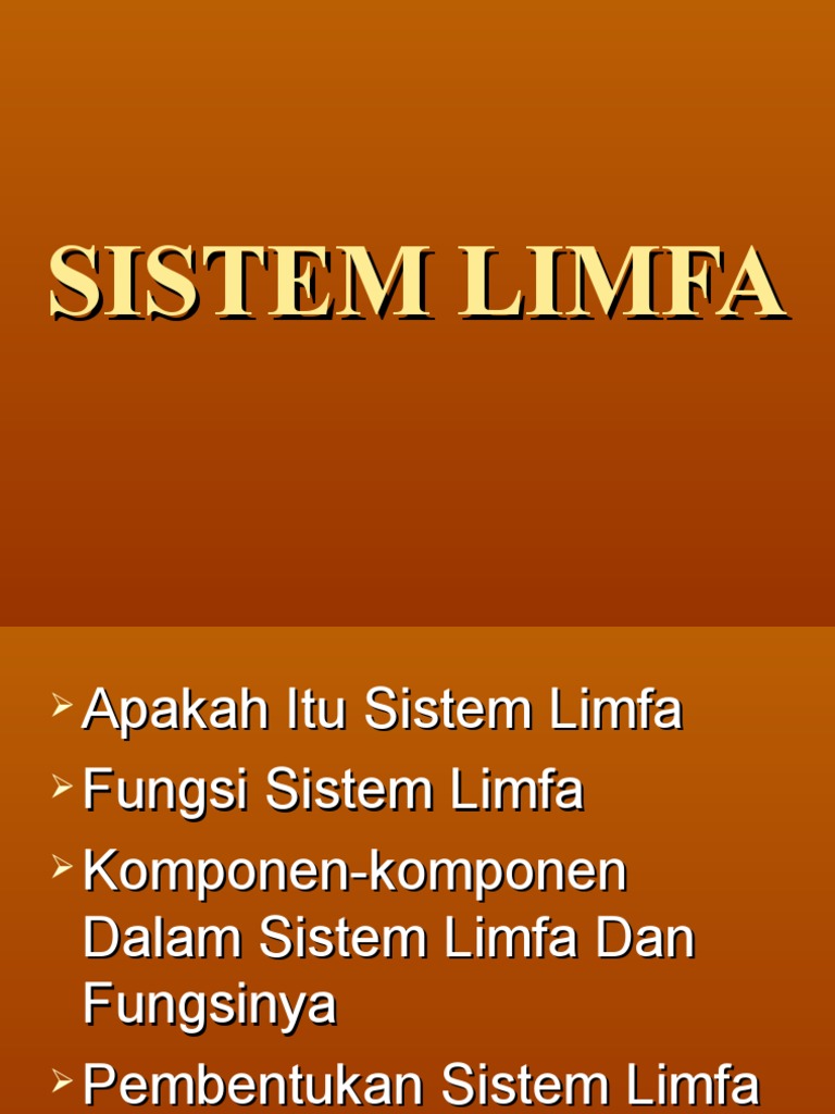 Sistem Limfa | PDF