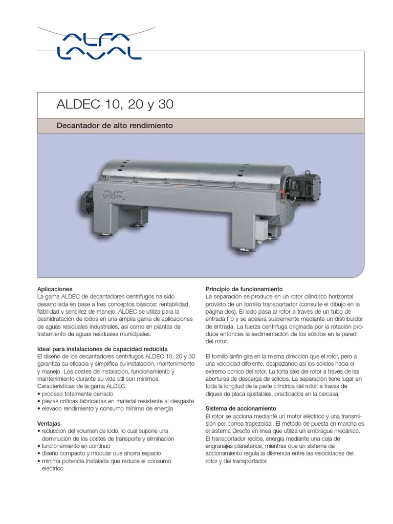 Catalogo Aldec 10,20 & 30 | PDF | Tornillo | Aguas residuales