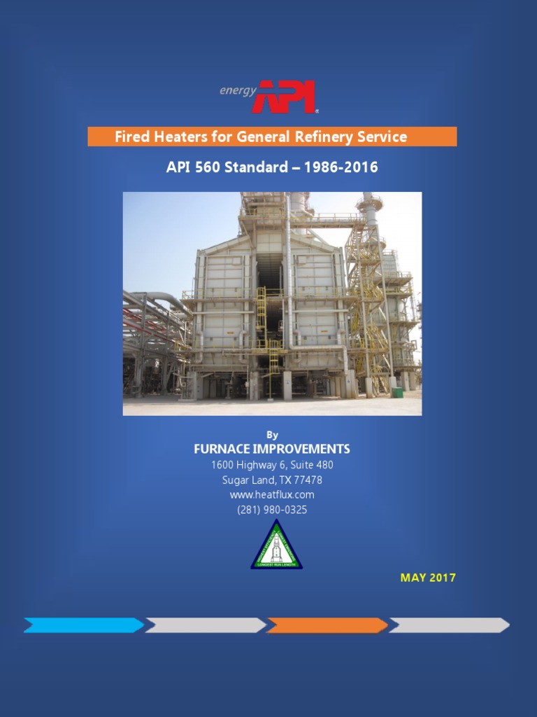 API560-Comparison-Fired Heaters For Refinery Service 102018 | PDF ...