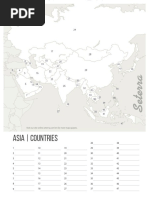 Asia Countries Quiz Key PDF | PDF