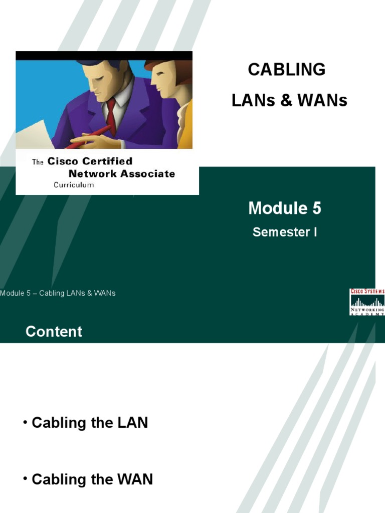 Cabling LANs and WANs: A Comprehensive Guide to Network Cabling for Local and Wide Area Networks ...