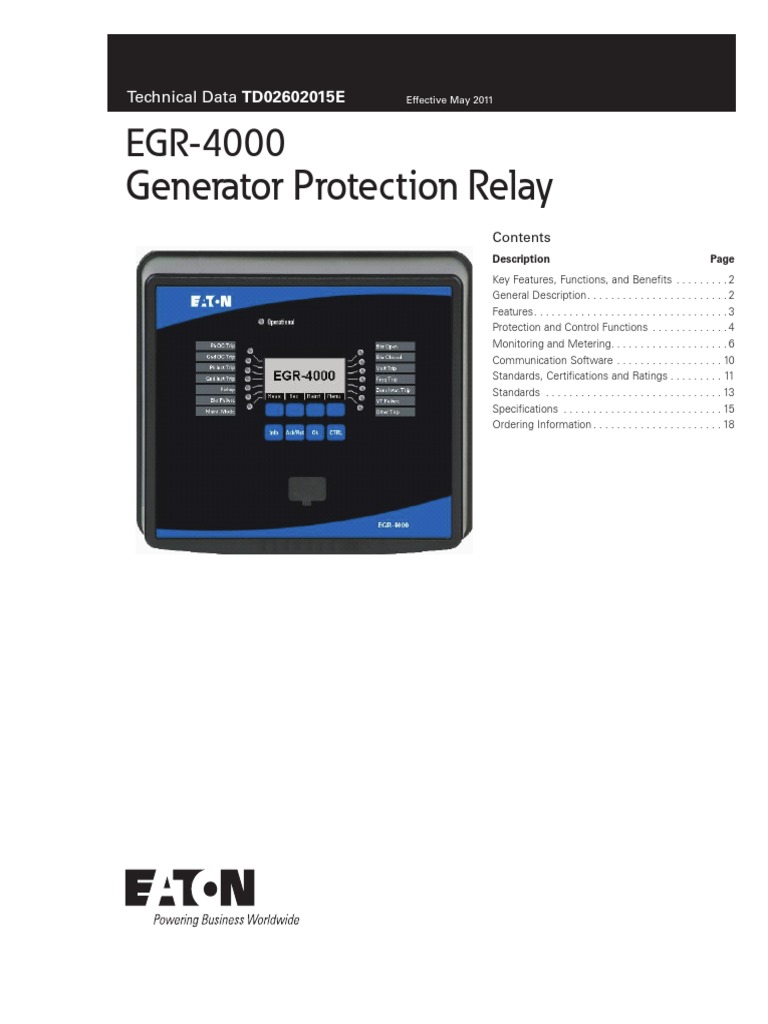 Td02602015e Egr-4000 PDF | PDF