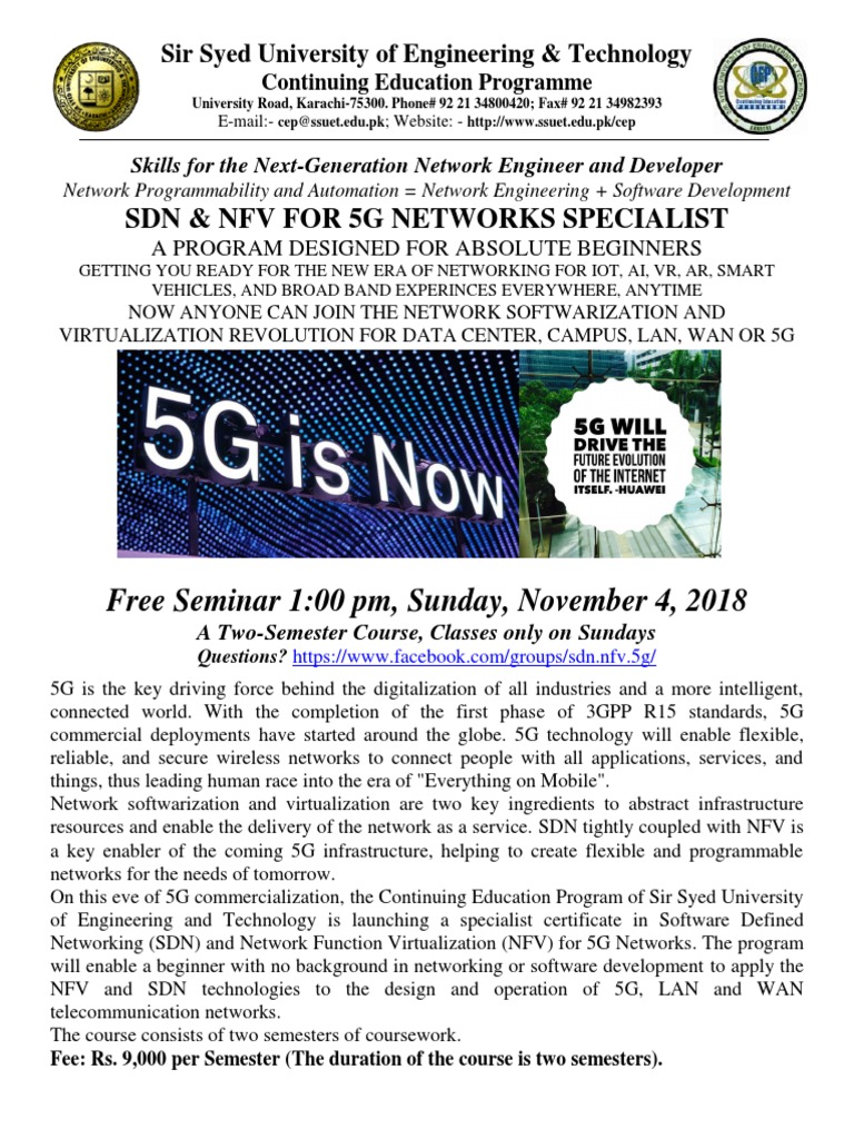 SDN 5g Ssuet 2019 | PDF | Application Programming Interface | Computer Network