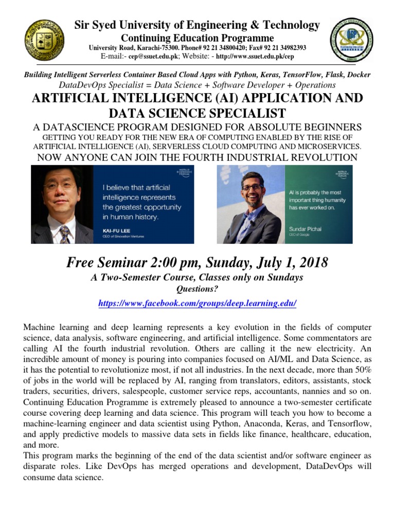 Ai Ssuet 2018 Final | PDF | Deep Learning | Artificial Intelligence