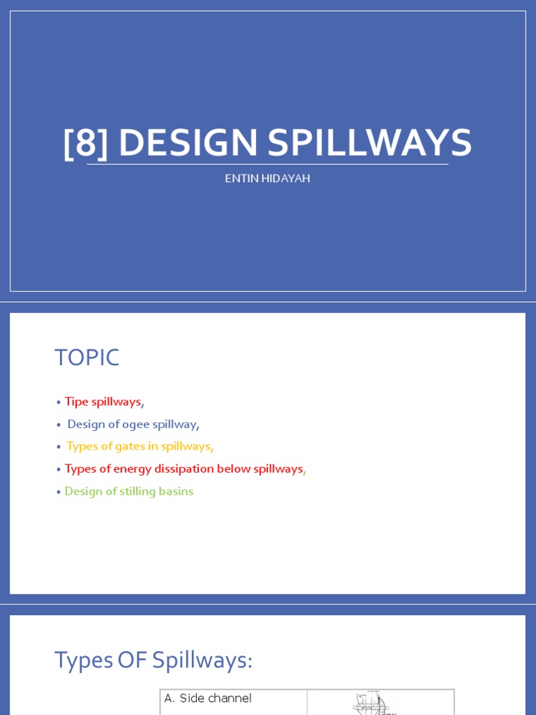 Design Spillways | PDF