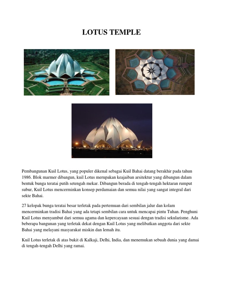 Lotus Temple | PDF