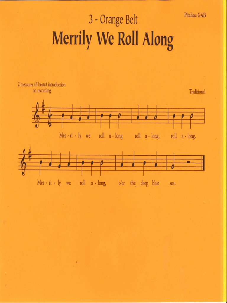 Merrily We Roll Along Sheet Music | PDF