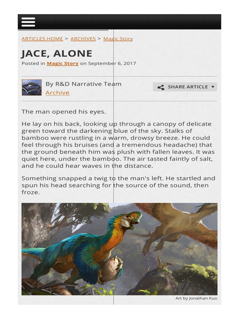 Jace Alone 2017 09 06 | PDF | Nature