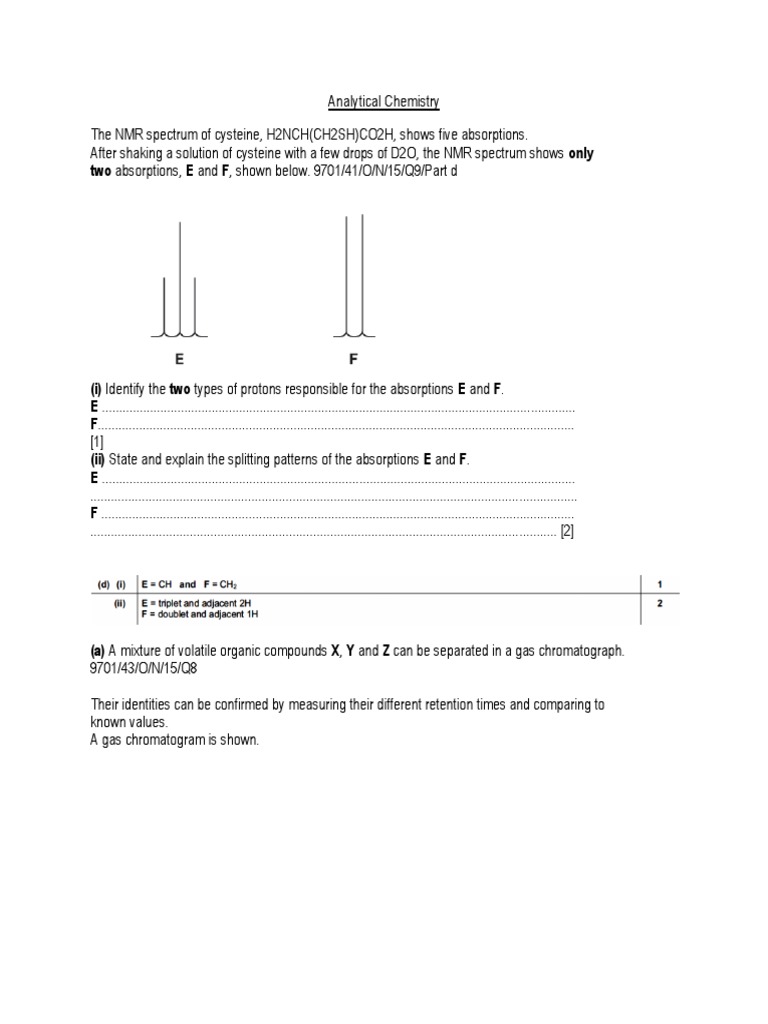 Analytical Worksheet | PDF | Active Site | Enzyme