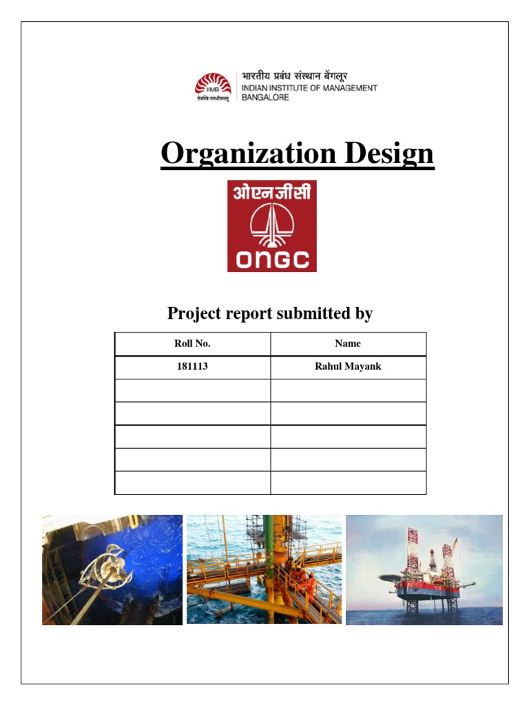 OD Final Report - ONGC - Group 2 | PDF | Sap Se | Petroleum