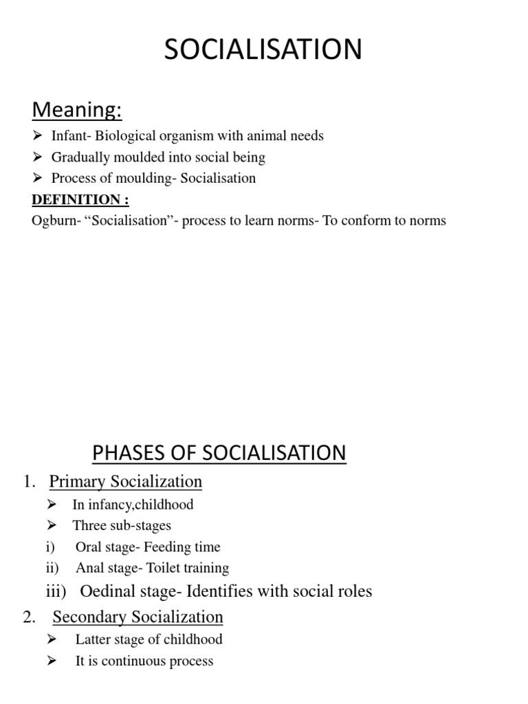 Origin of Society | PDF | Socialization | Id