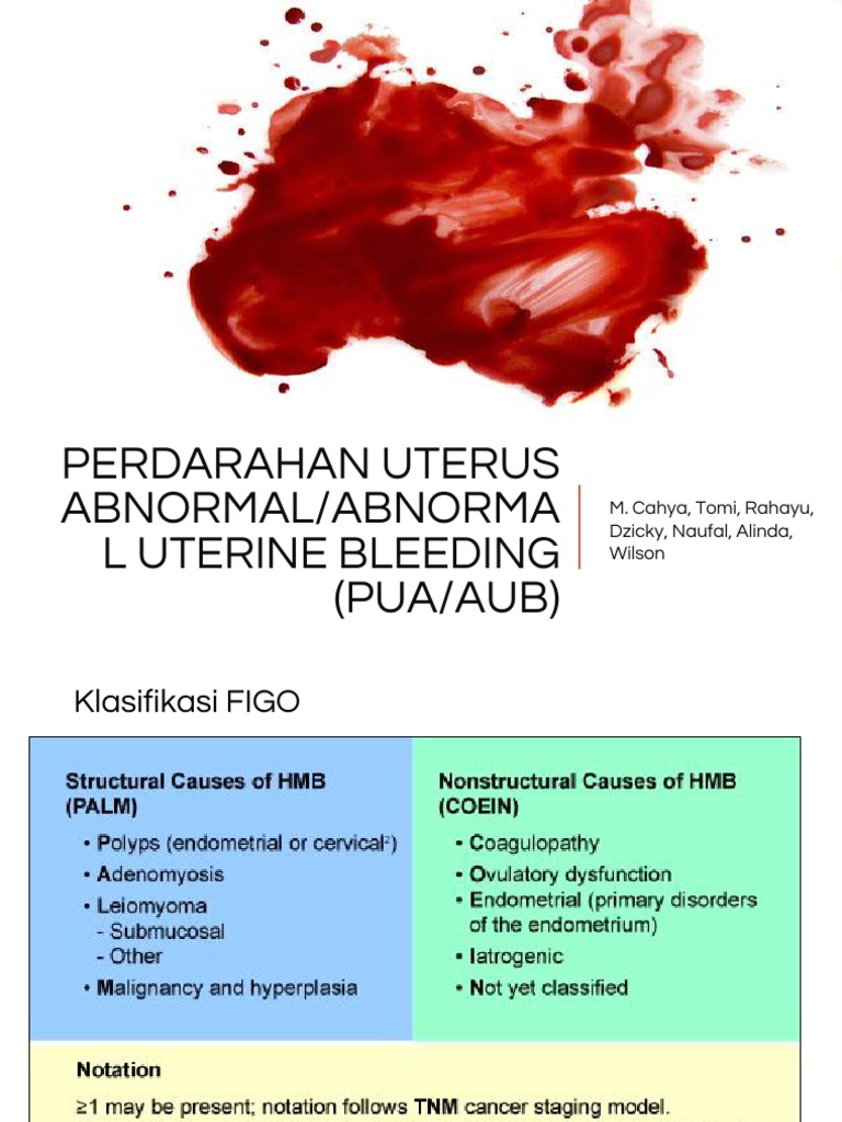 Perdarahan Uterus Abnormal/Abnorma L Uterine Bleeding (PUA/AUB) | PDF