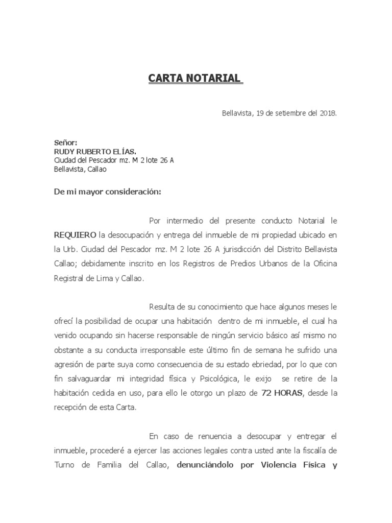 Carta | PDF