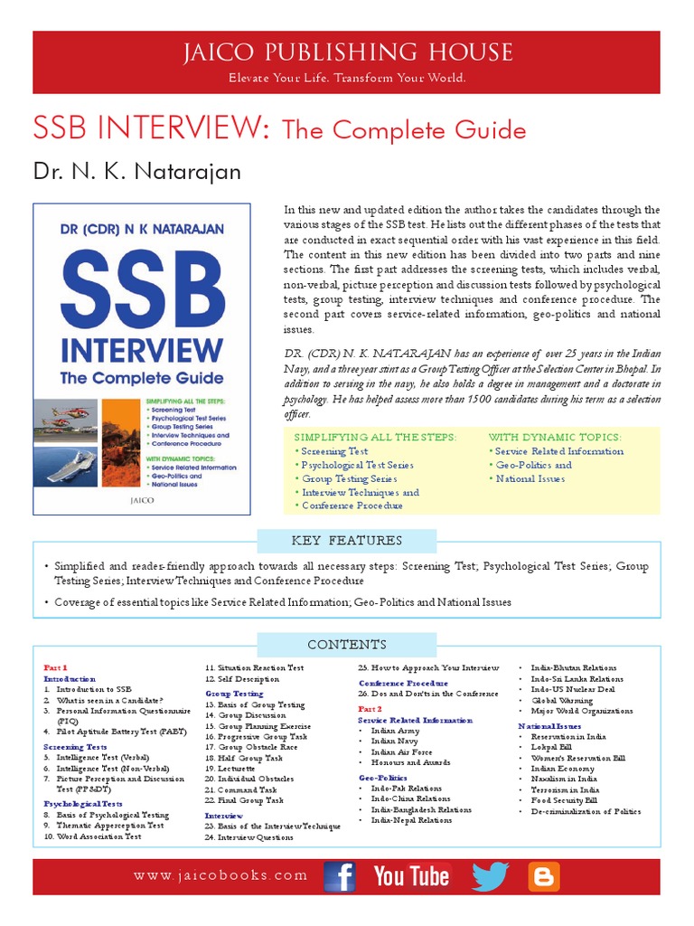 J-2321 SSB Interview PDF | PDF | Psychological Testing | Psychology
