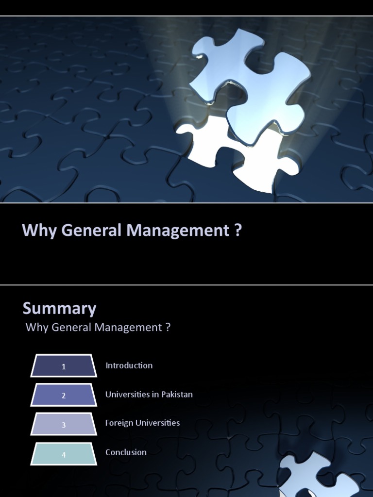 General Management in EMBA Programs | PDF | Master Of Business ...