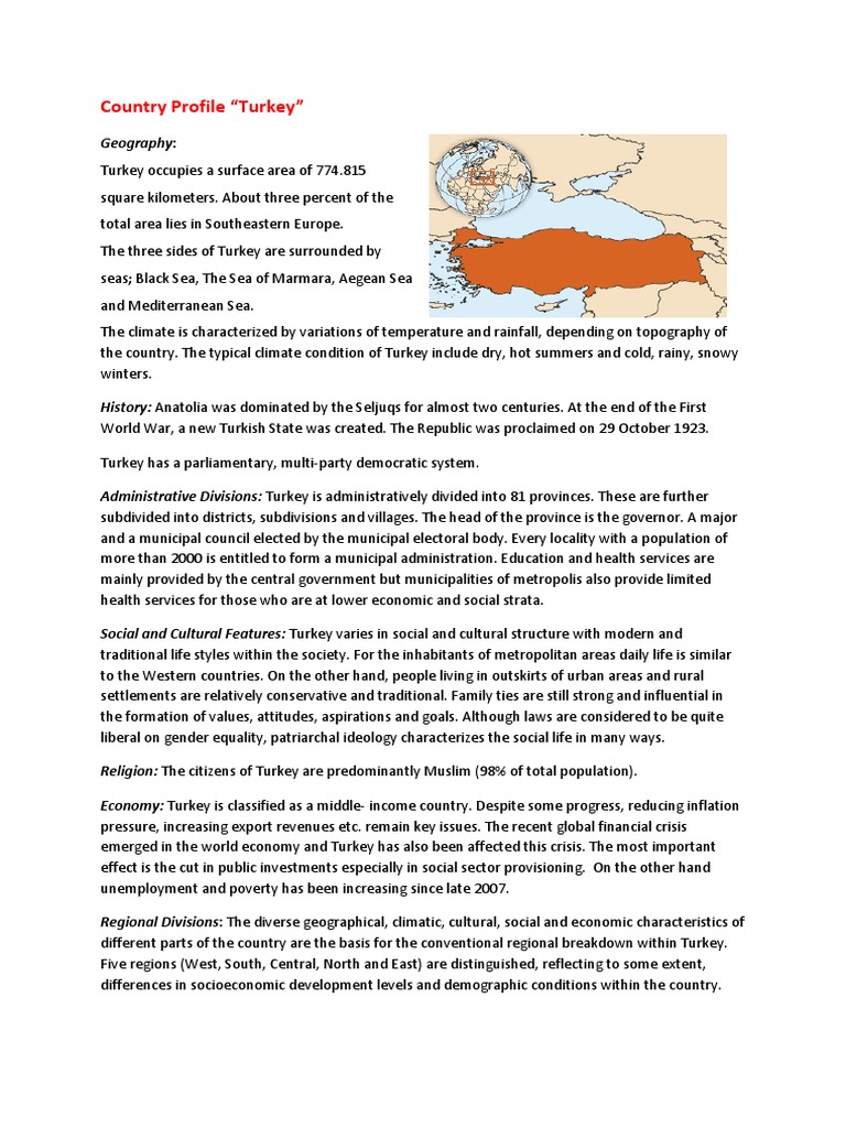 Ranks | PDF | Turkey | Population