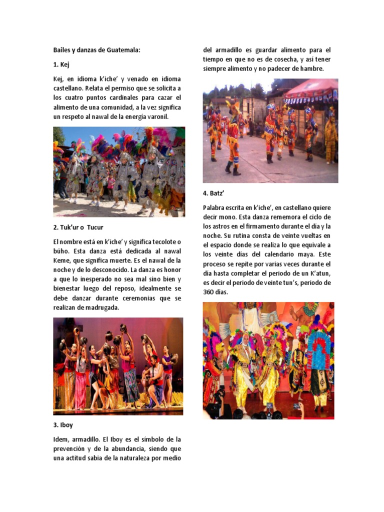 Bailes Y Danzas De Guatemala Pdf