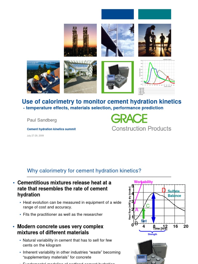 Use of Calorimetry To Monitor Cement Hydration Kinetics | PDF ...