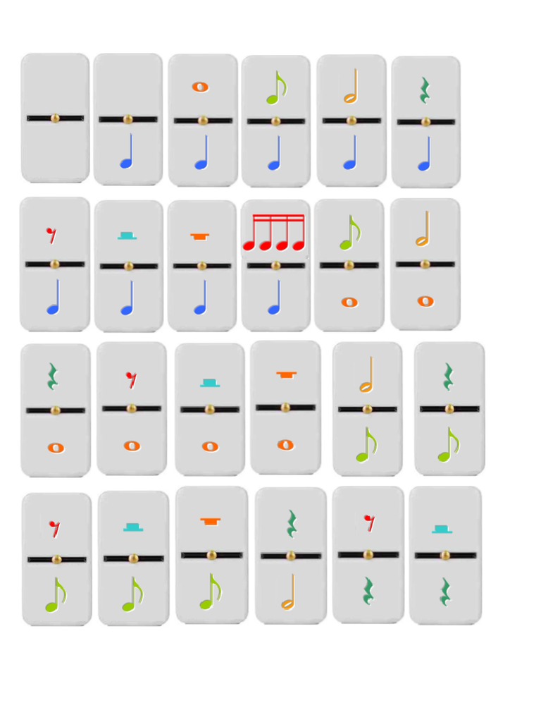 Domino Musical Niños | PDF